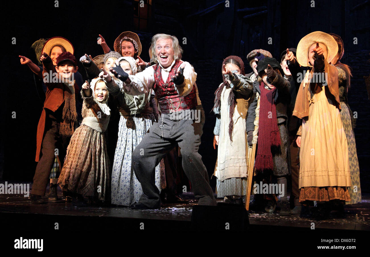 Tommy Steele stars in the title role of 'Scrooge' in the ever popular ...