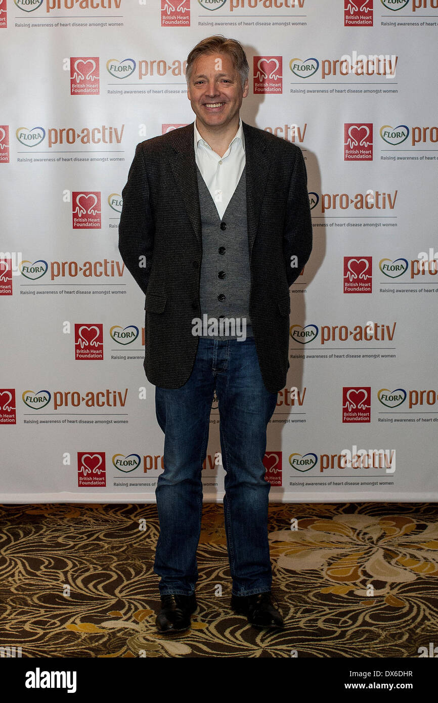 Mark Goodier The British Heart Foundation and Flora Pro- Activ glitzy ...