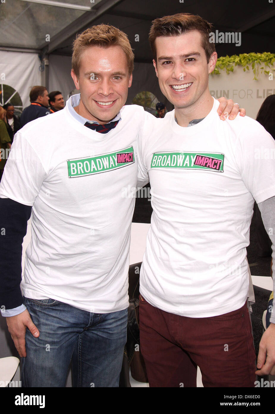 Brian Sears and Nick Spangler ING New York City Marathon celebrity ...