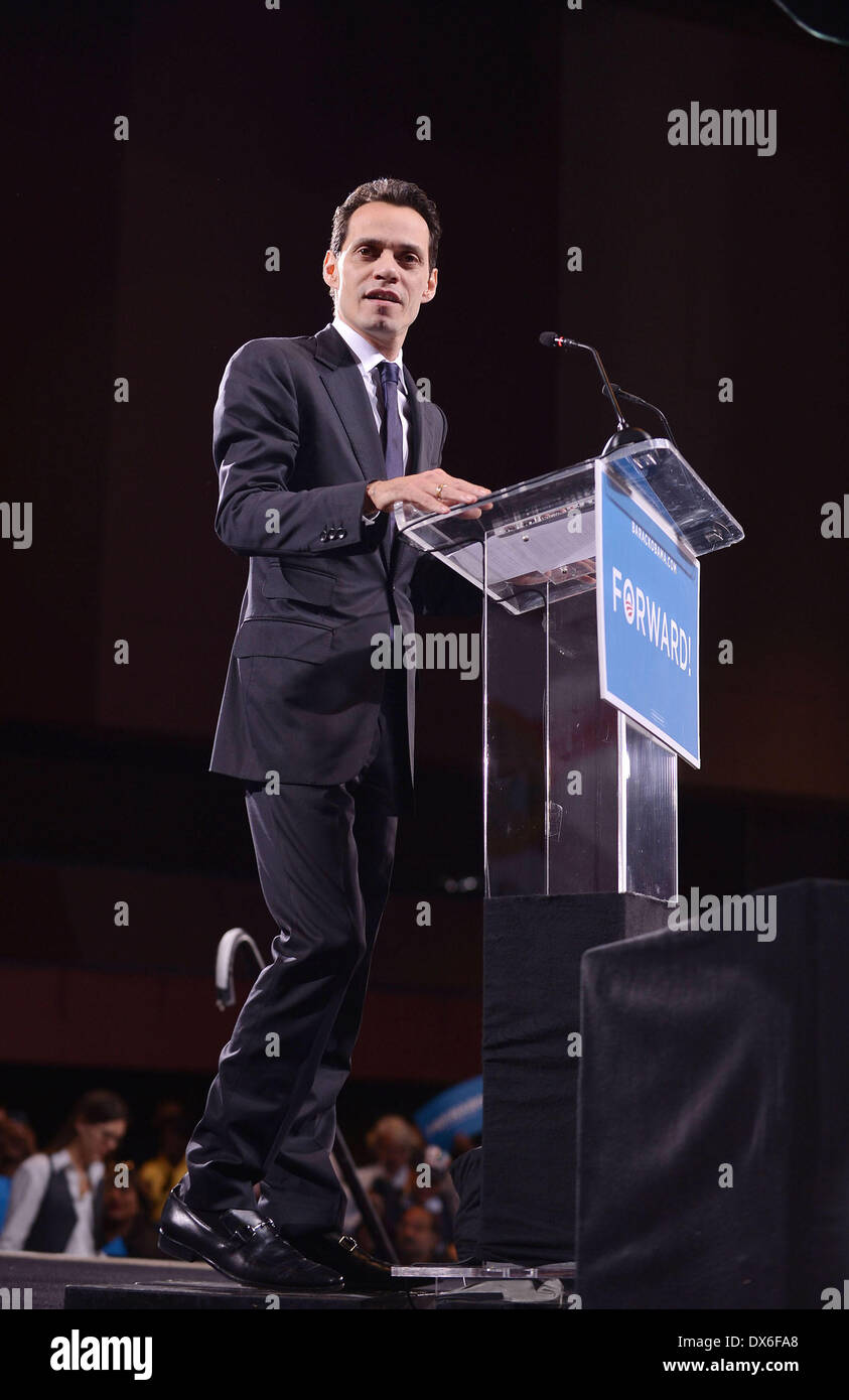 Marc Anthony First Lady Michelle Obama hosts a campaign rally in ...