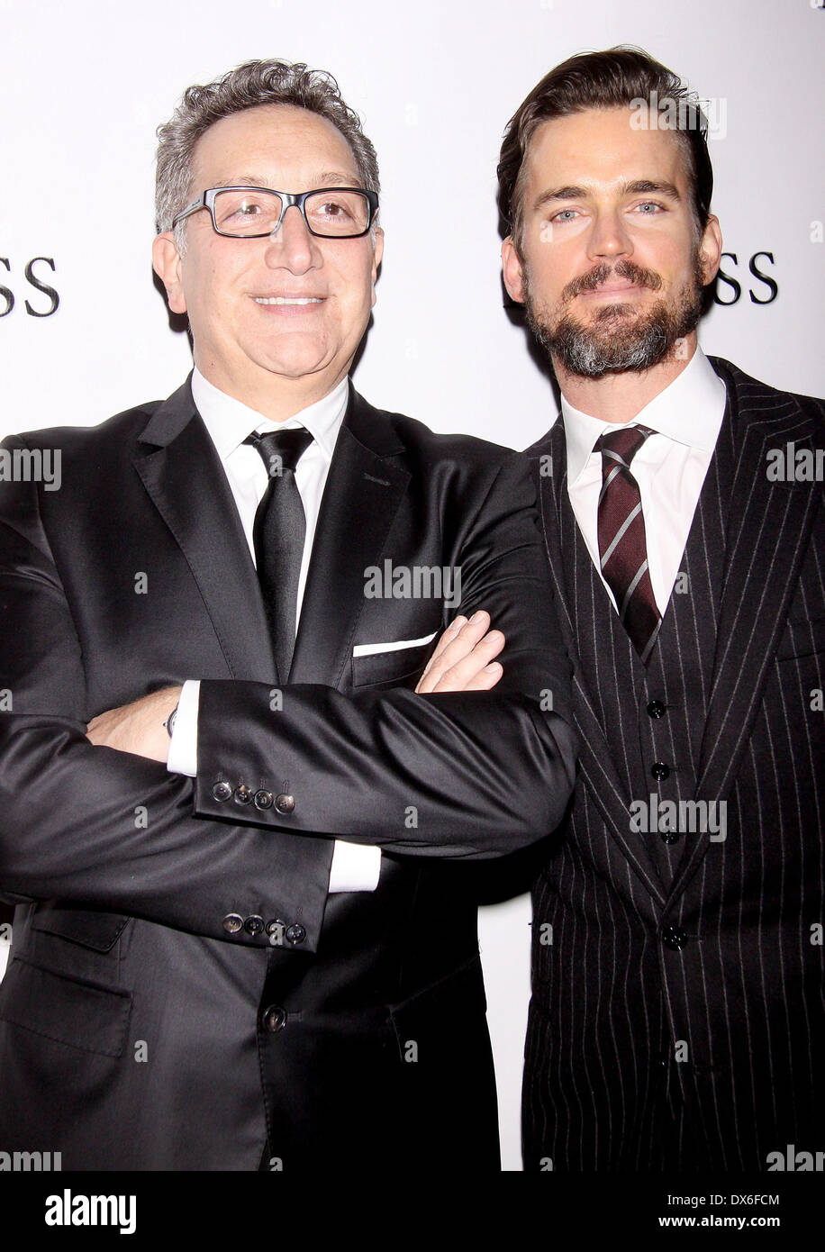 Moises Kaufman and Matt Bomer attending the Broadway opening night of ...