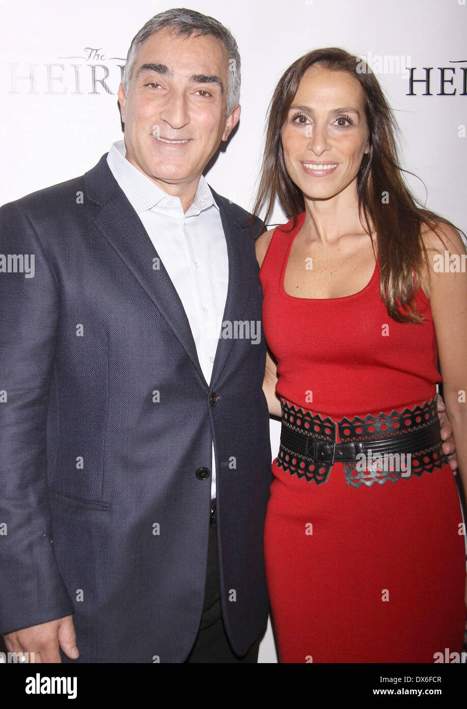 Luigi Caiola and Rose Caiola attending the Broadway opening night of ...
