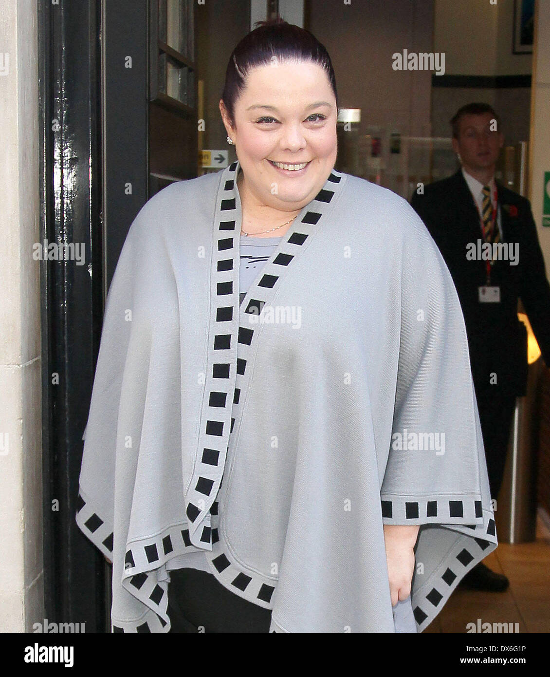 Lisa Riley at BBC Radio Two studios London, England - 02.11.12 ...