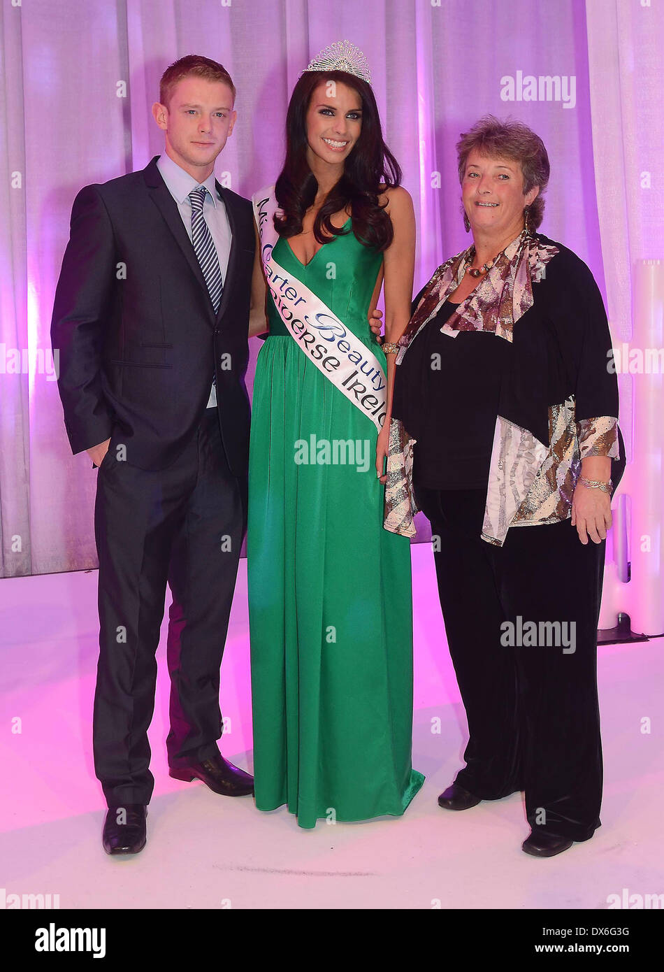 Adrienne Murphy & boyfriend Luke Kennedy & mother Maeve Murphy attend ...