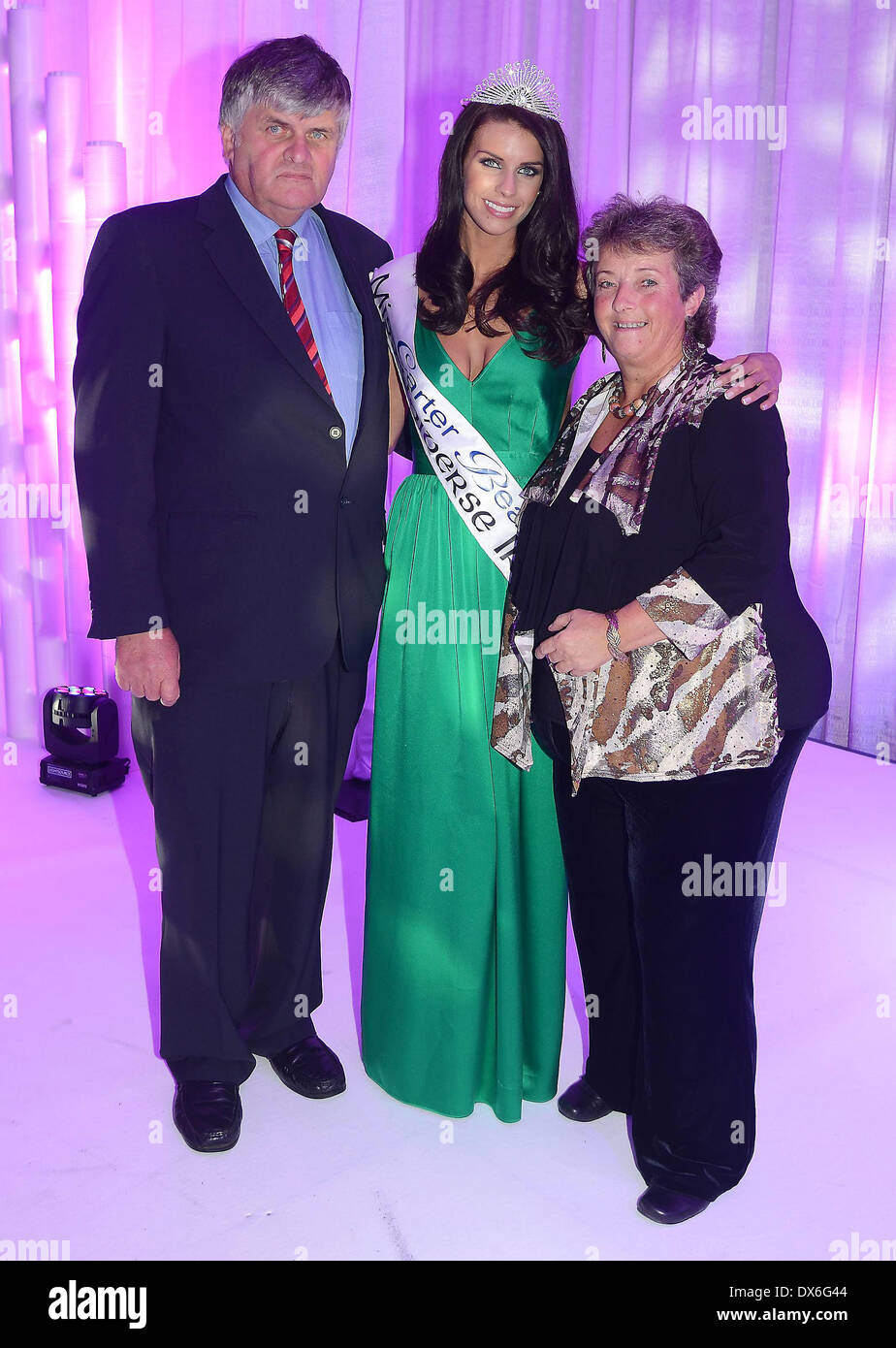 Adrienne Murphy is crowned Miss Universe Ireland 2012 attend the Miss ...