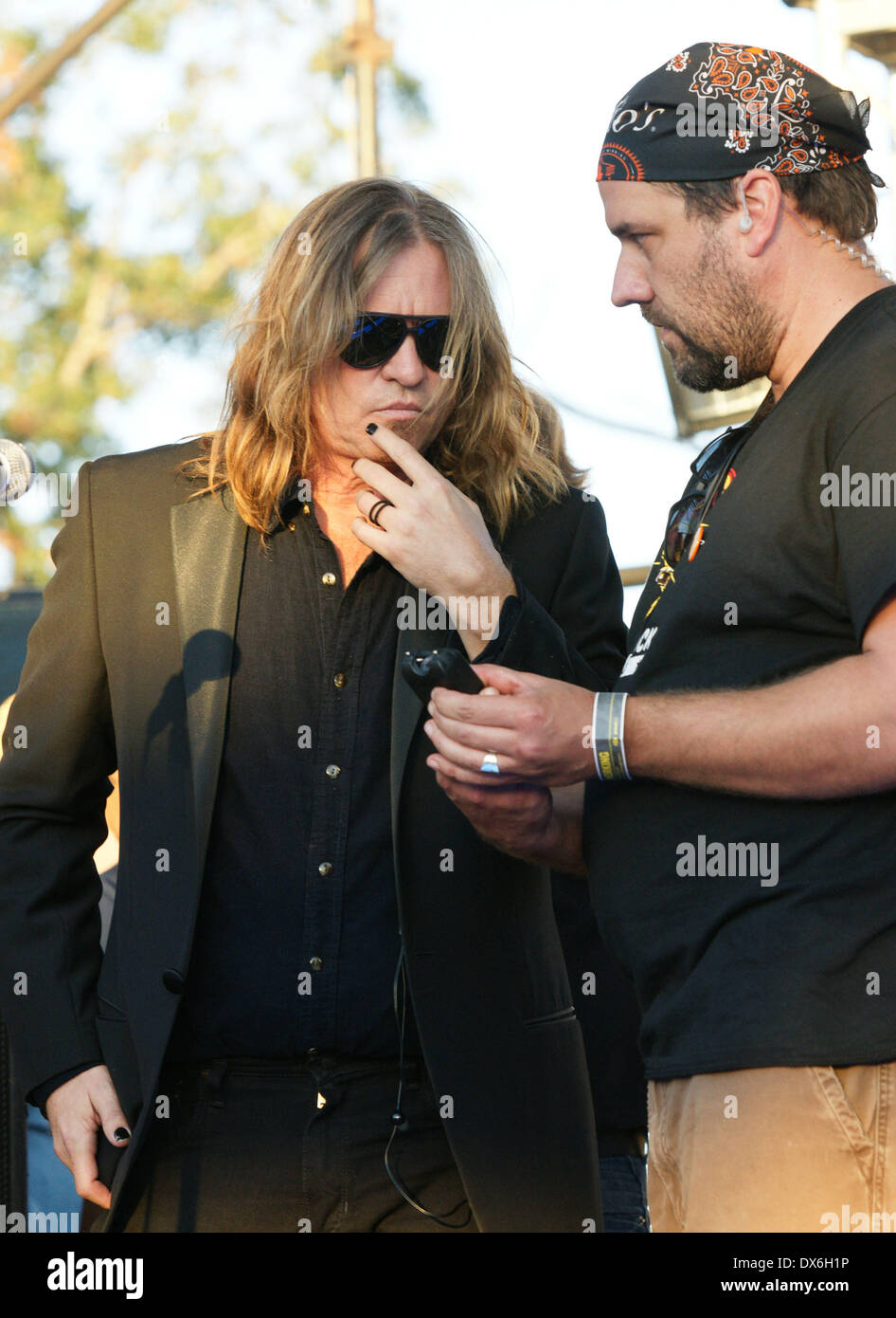 Val Kilmer on the set of 'Untitled Terrence Malick Project' at the Fun ...