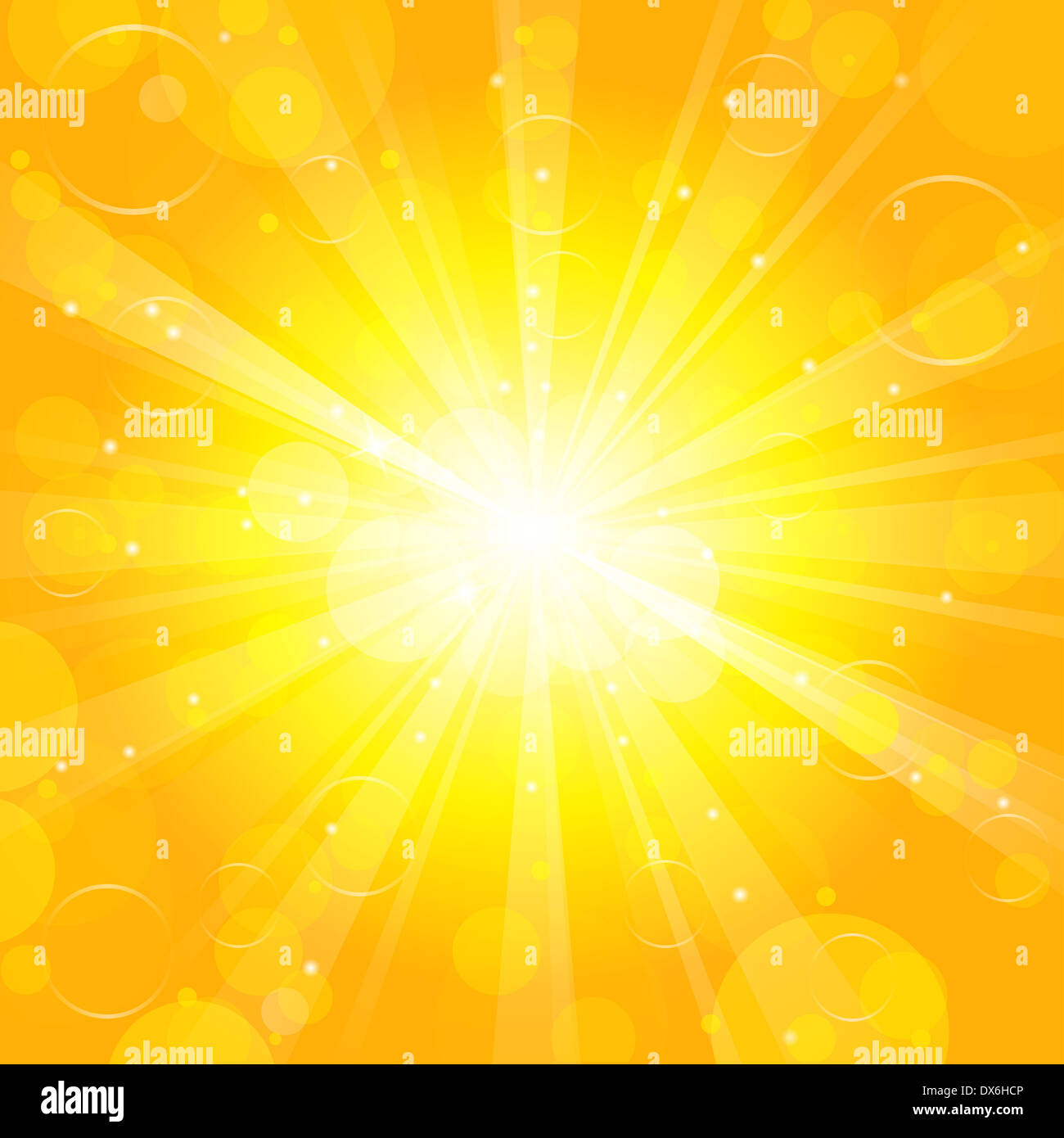 Sun - Vector background Stock Photo - Alamy