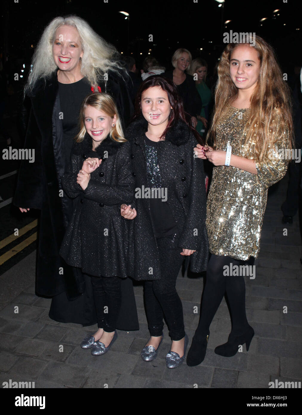 Debbie Bright and family World Premiere of 'Ice Age Live! A Mammoth ...
