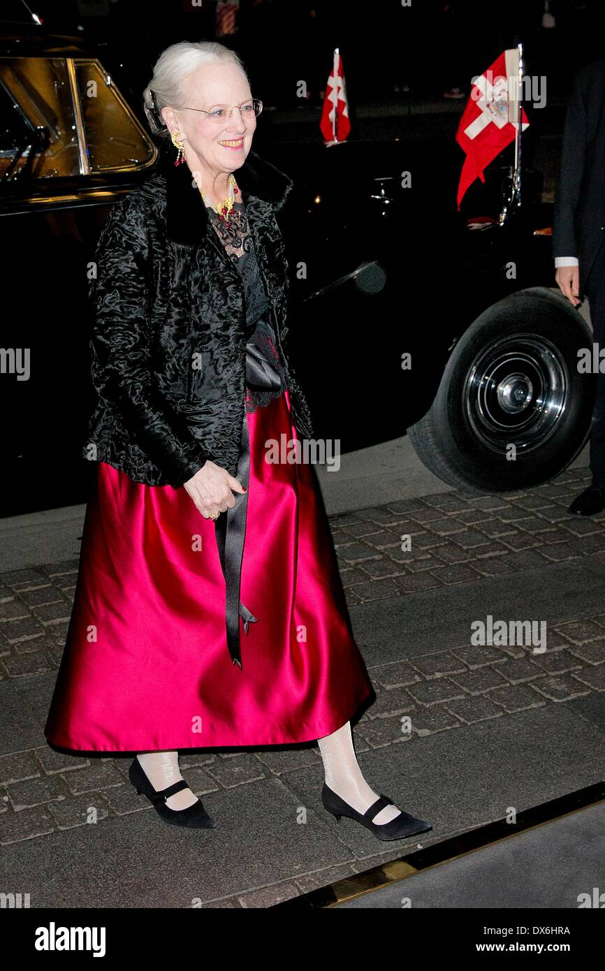 Copenhagen, Denmark. 18th Mar, 2014. Queen Margrethe II of Denmark ...