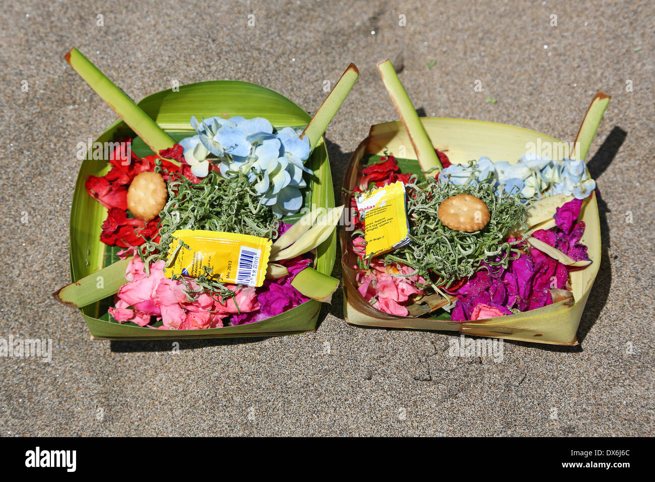 Sesajian ritual offerings, part of Hindu worship, Denpasar,Bali ...