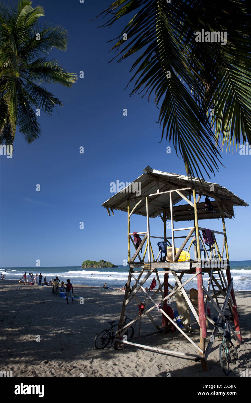 Playa Cocles in Puerto Viejo, Costa Rica, Central America Stock Photo ...