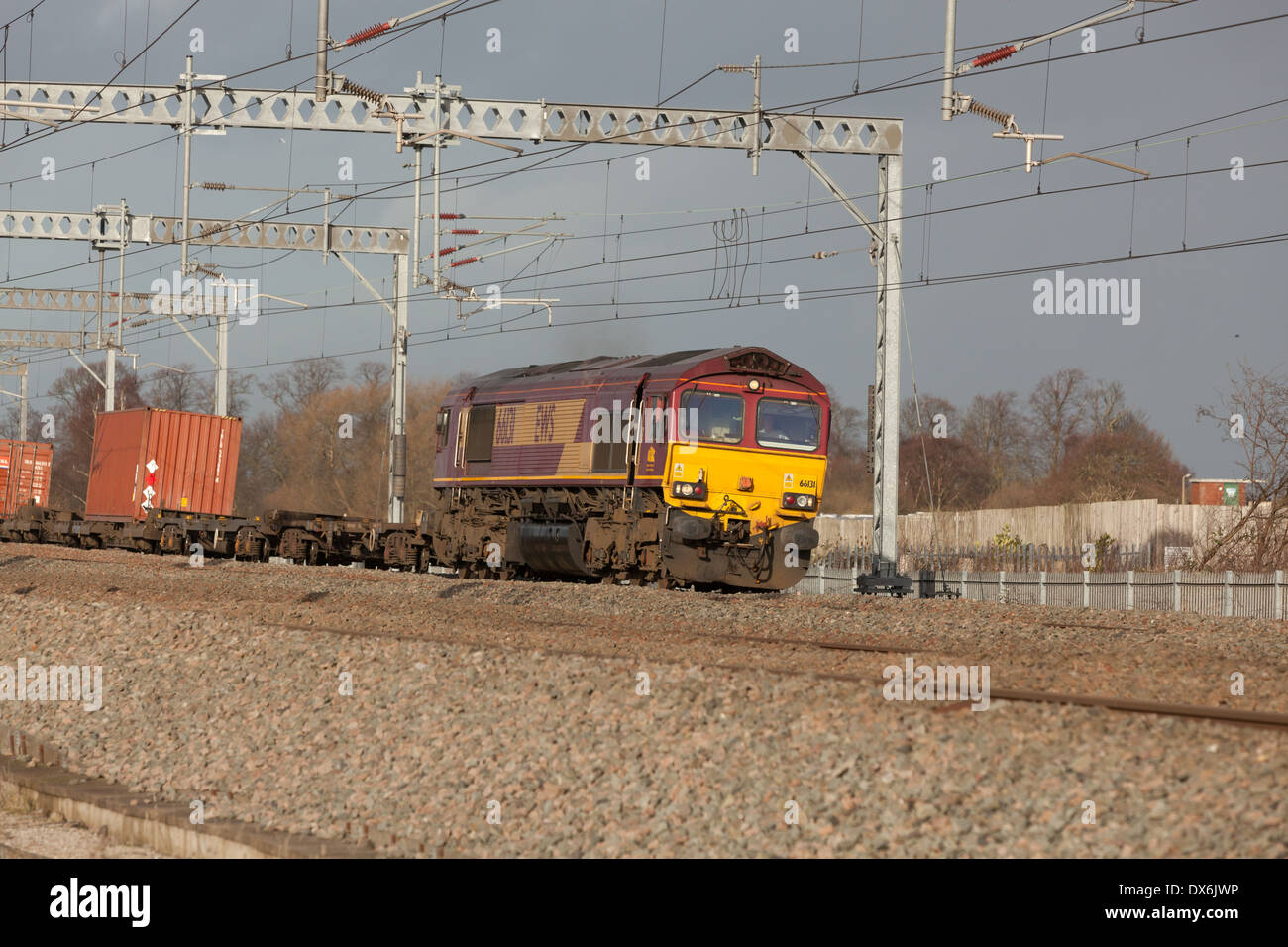 Intermodal bulk goods transportation infrastructure electrified ...