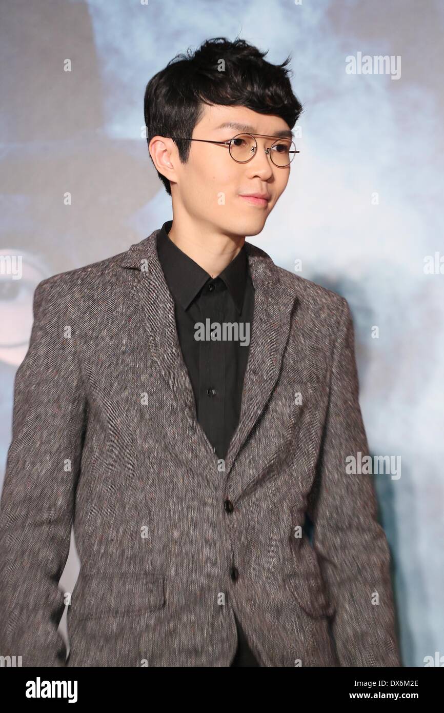 Taipei. 18th Mar, 2014. Khalil Fong at press conference of his new MV ...