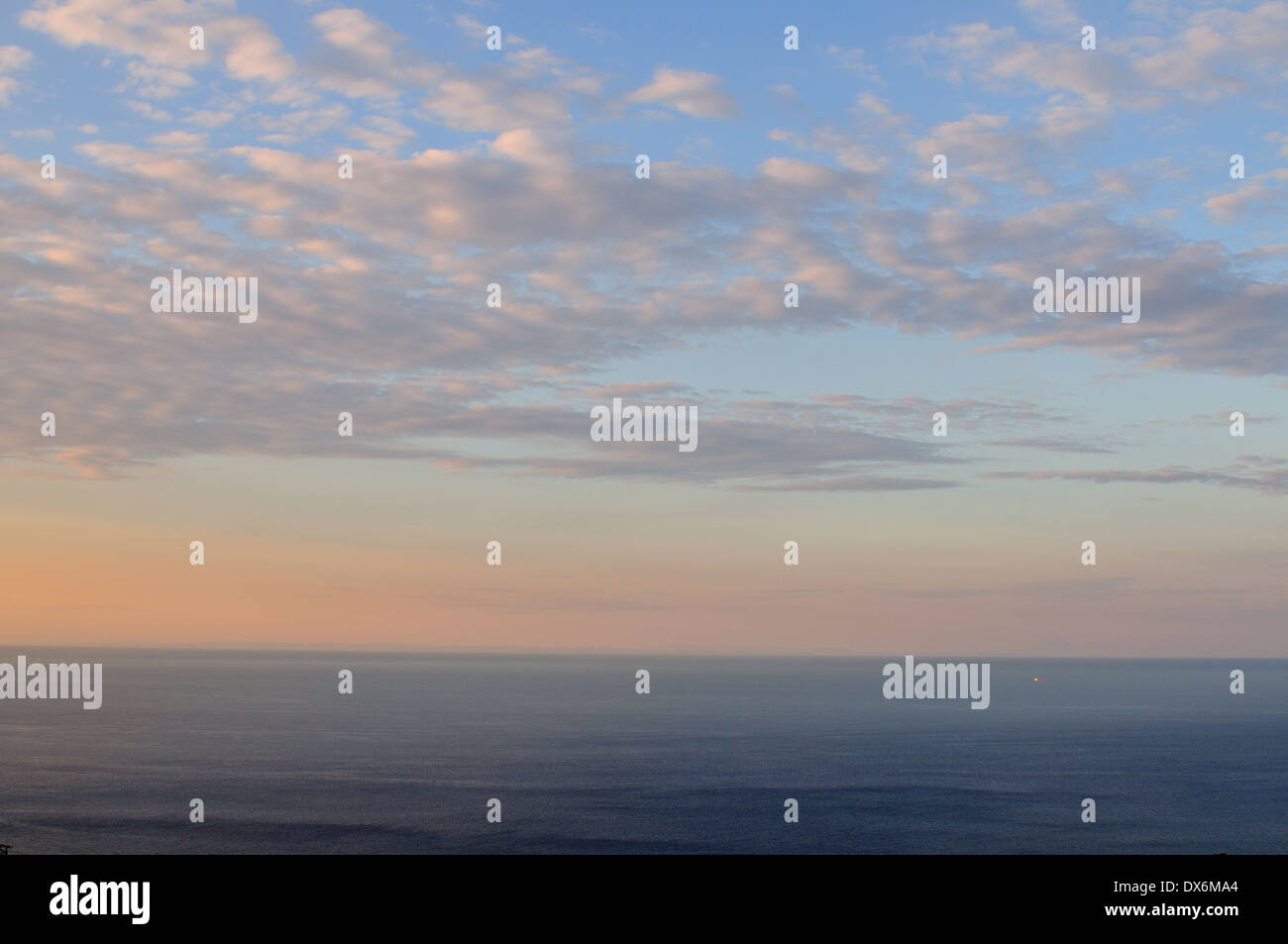 Sky deep blue with isolated white clouds hi-res stock photography and ...