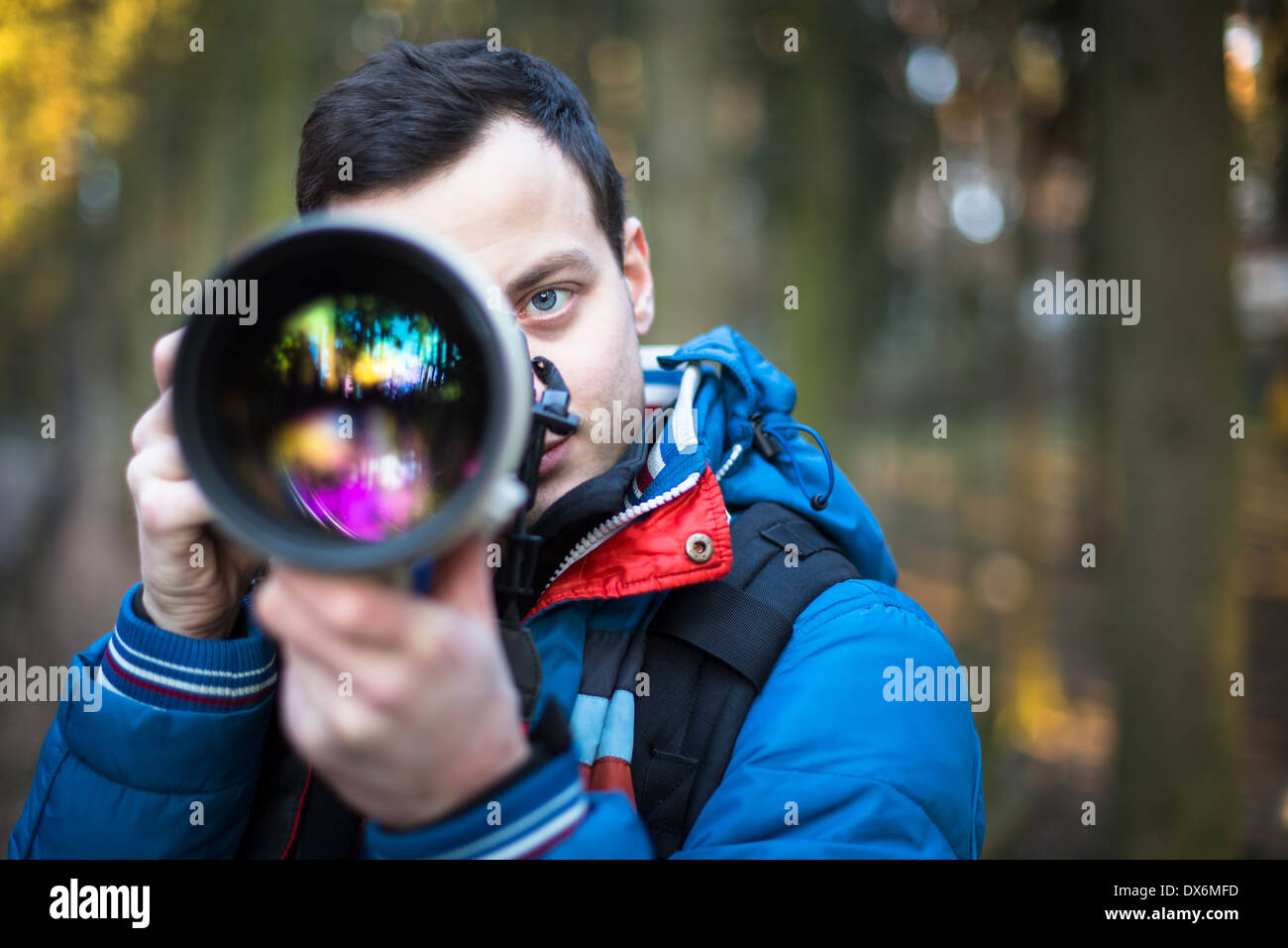 Huge camera lens hi-res stock photography and images - Alamy
