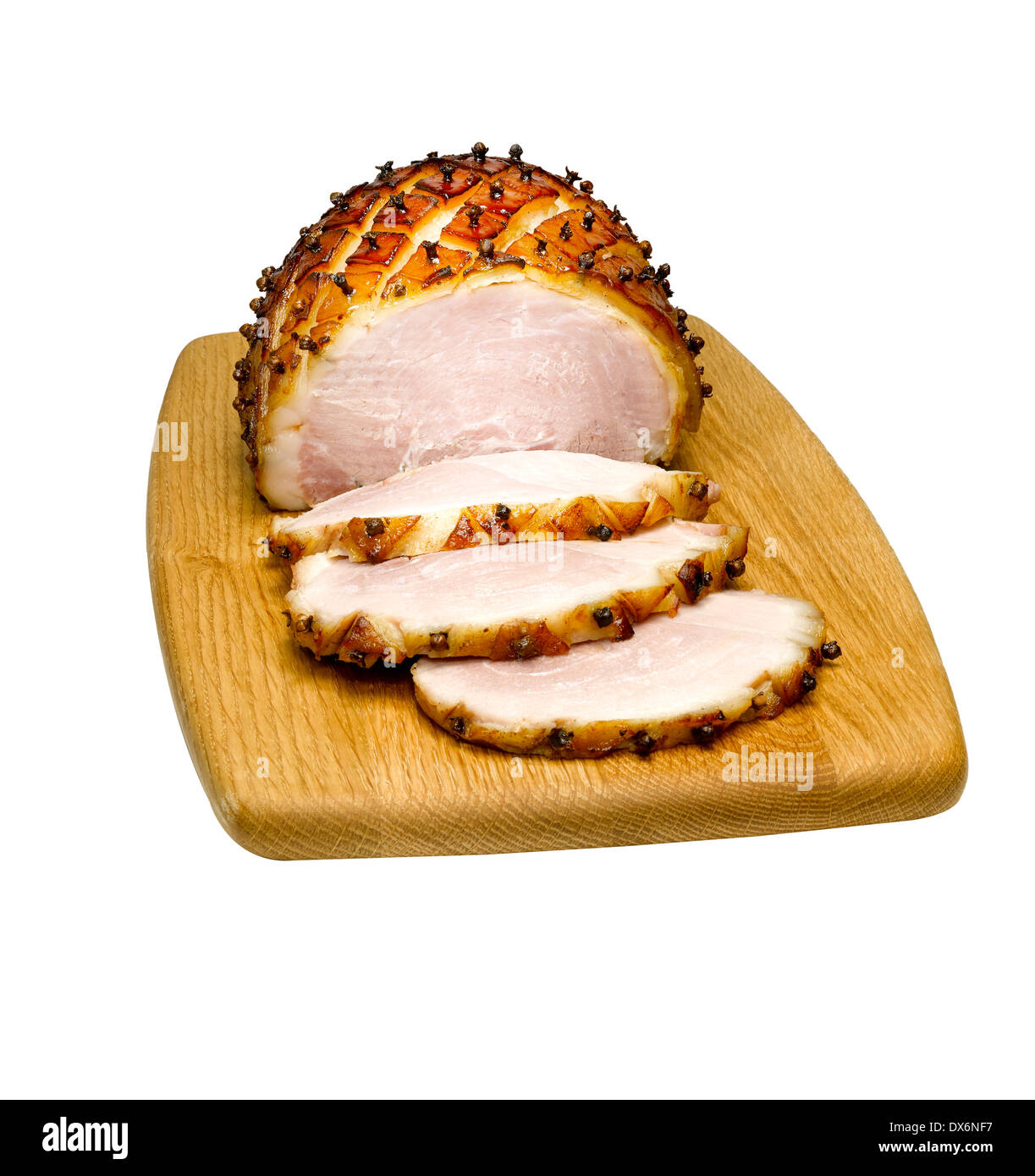 Glazed ham slice hi-res stock photography and images - Alamy