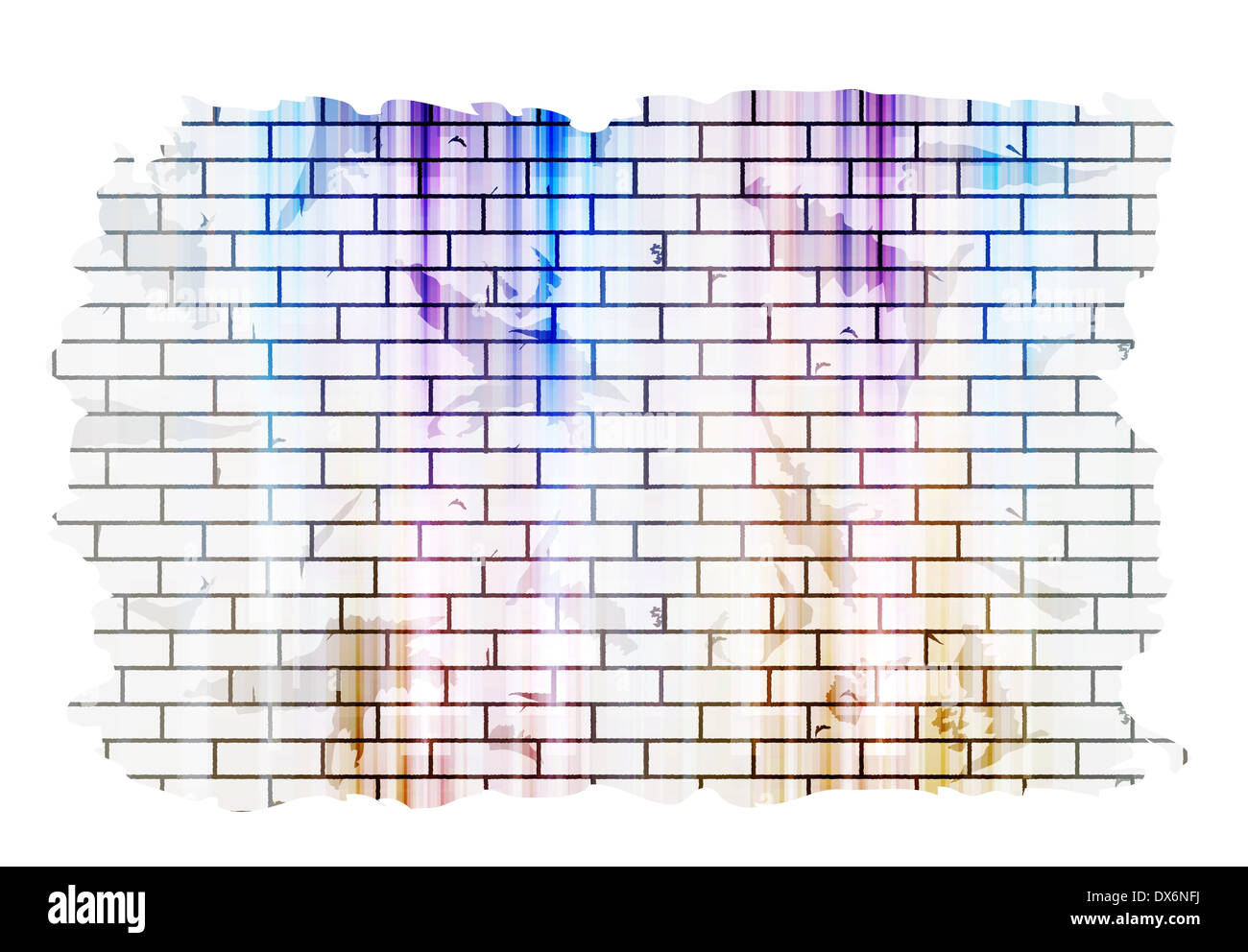 Abstract grunge tech vector background. Brick wall design Stock Photo ...
