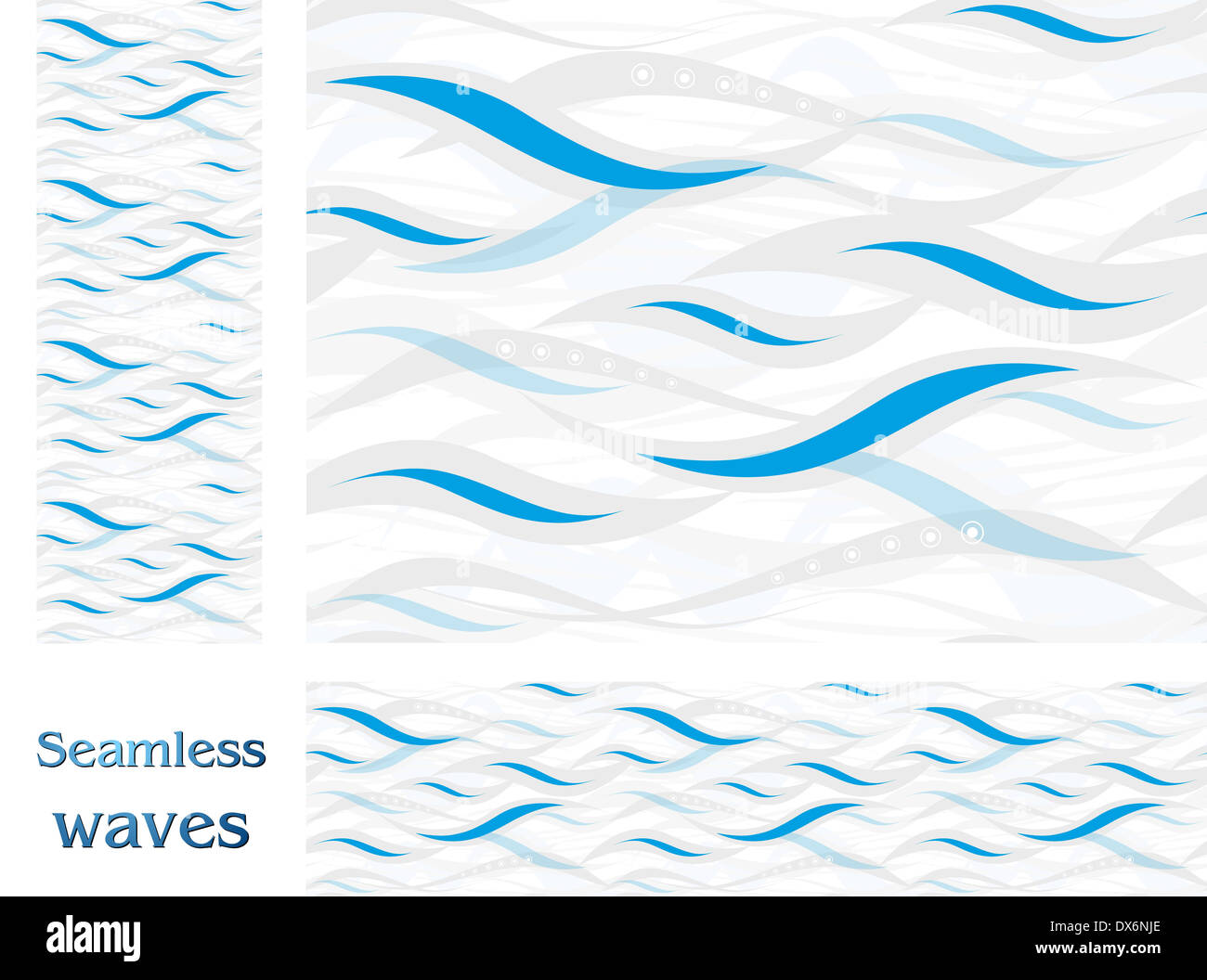 Abstract wavy vector seamless pattern design Stock Photo - Alamy