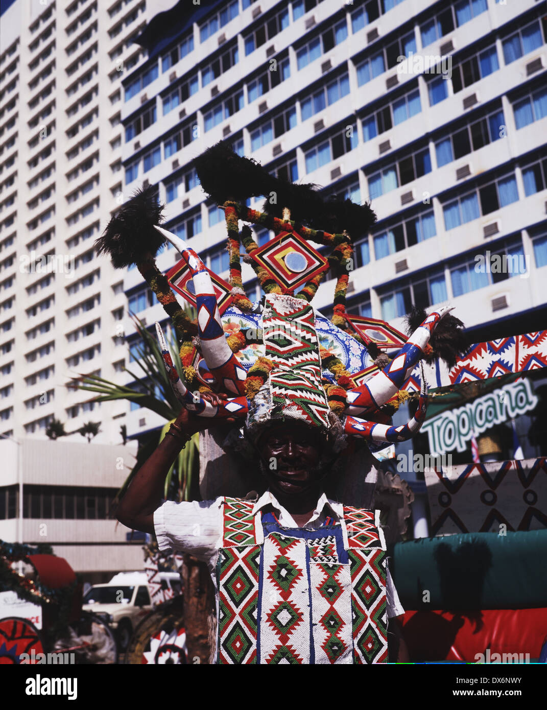 SOUTH AFRICA - Durban Zulu Rickshaw Driver Stock Photo - Alamy