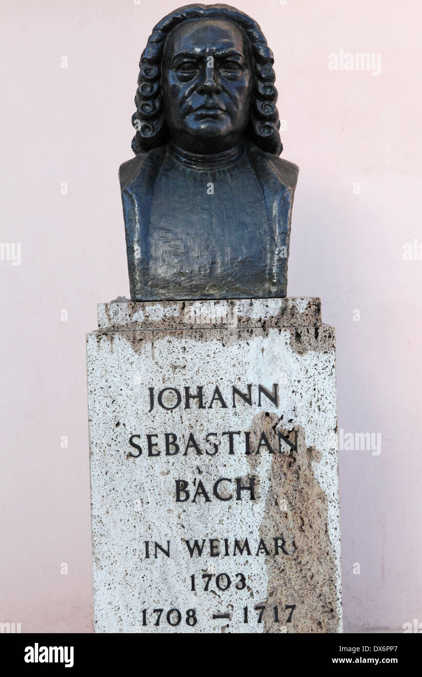 Bust johann sebastian bach weimar hi-res stock photography and images ...