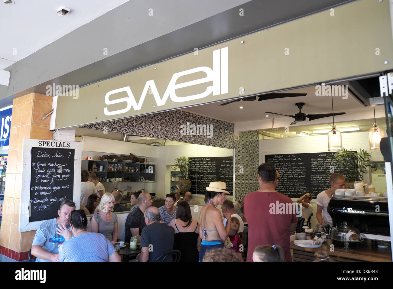 australian cafe on the northern beaches,sydney,australia Stock Photo ...