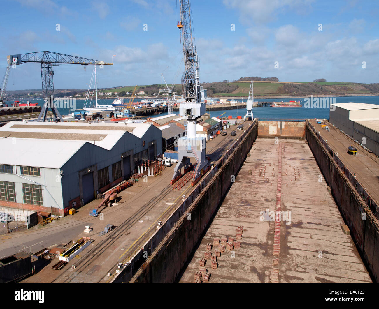 Falmouth dry dock hi-res stock photography and images - Alamy