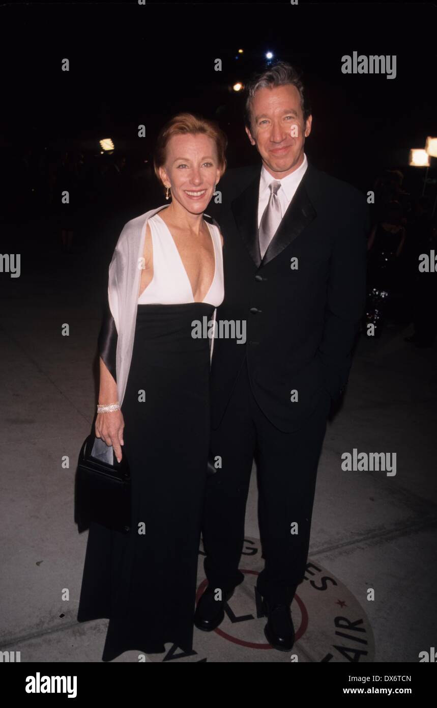 STEVE ALLEN with wife 1999.The 71st Academy Awards Oscar party at ...