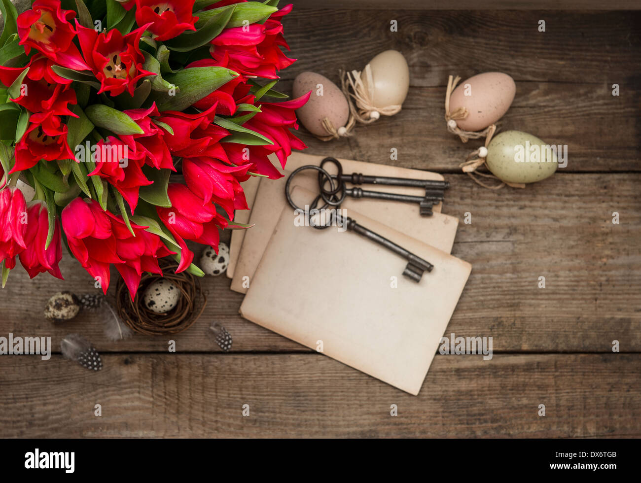 Vintage tulip hi-res stock photography and images - Alamy