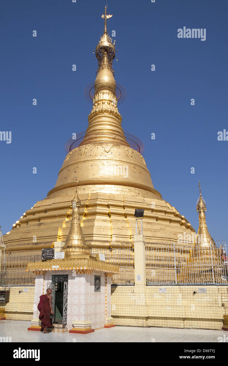 Botataung Pagoda, Buddha’s First Sacred Hair Relic Pagoda, Yangon ...