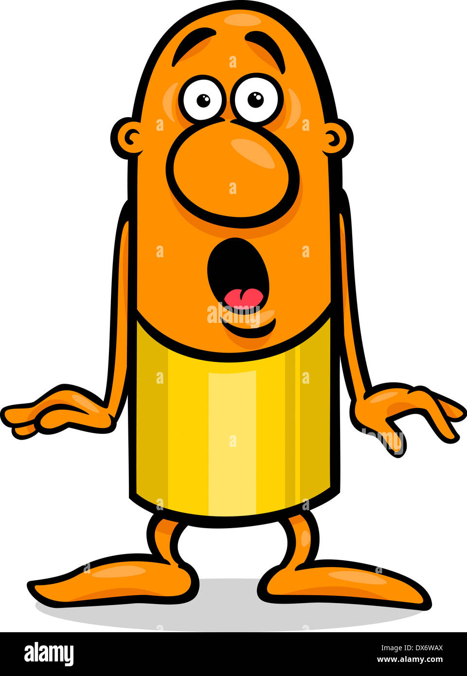 Shocked Cartoon Character