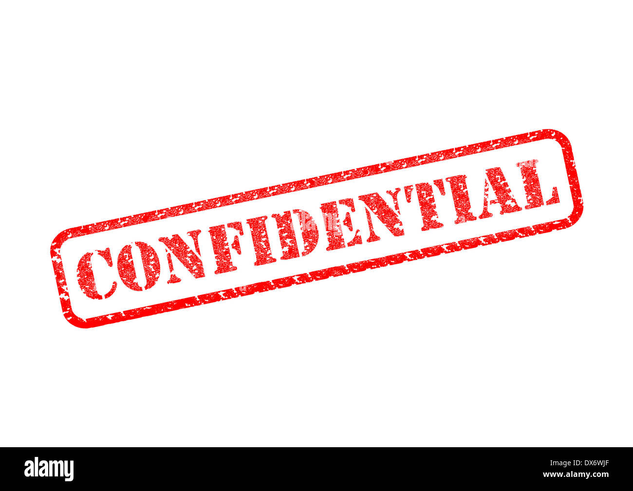 'CONFIDENTIAL' Red Stamp over a white background Stock Photo - Alamy