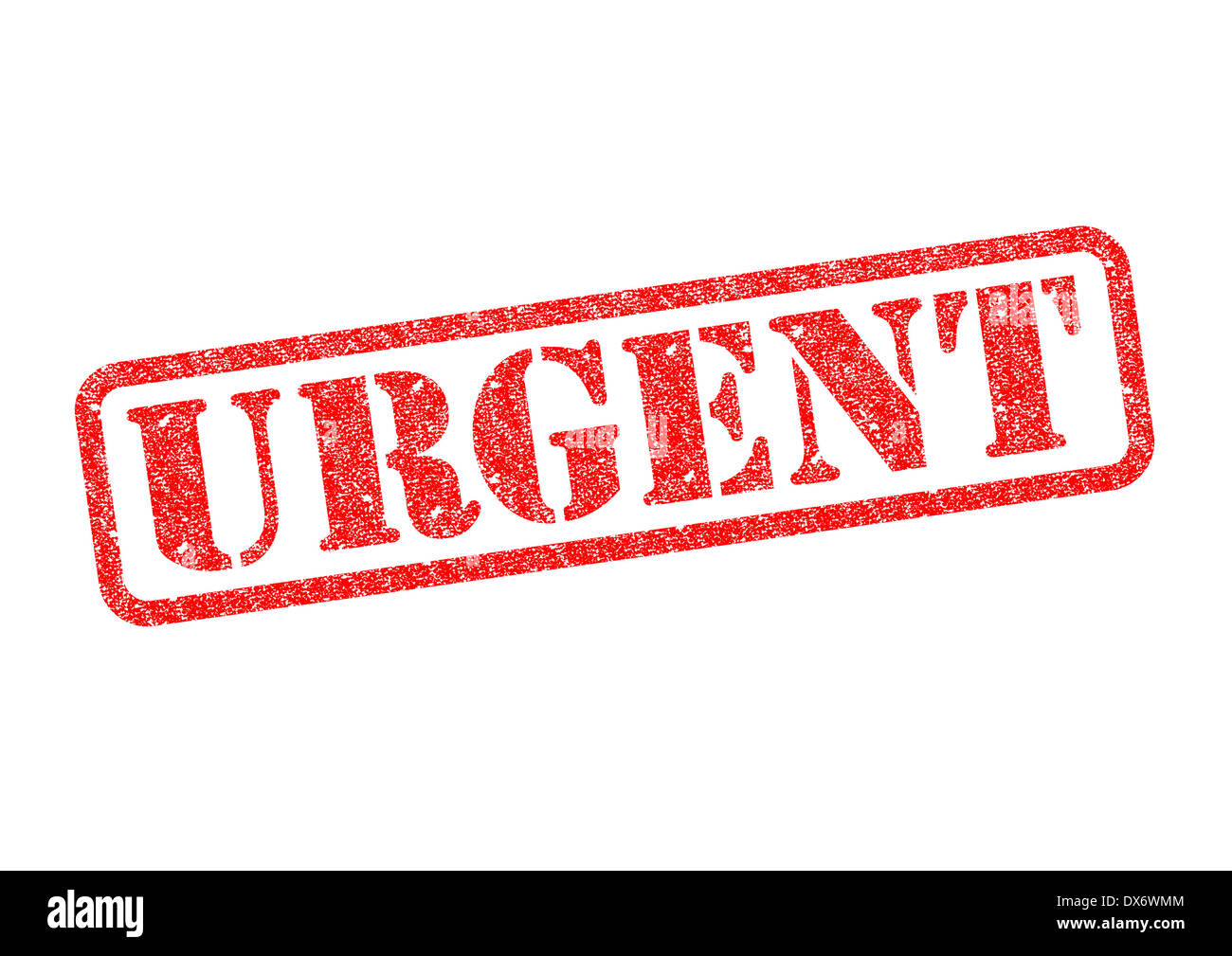 'URGENT' red rubber stamp over a white background Stock Photo - Alamy