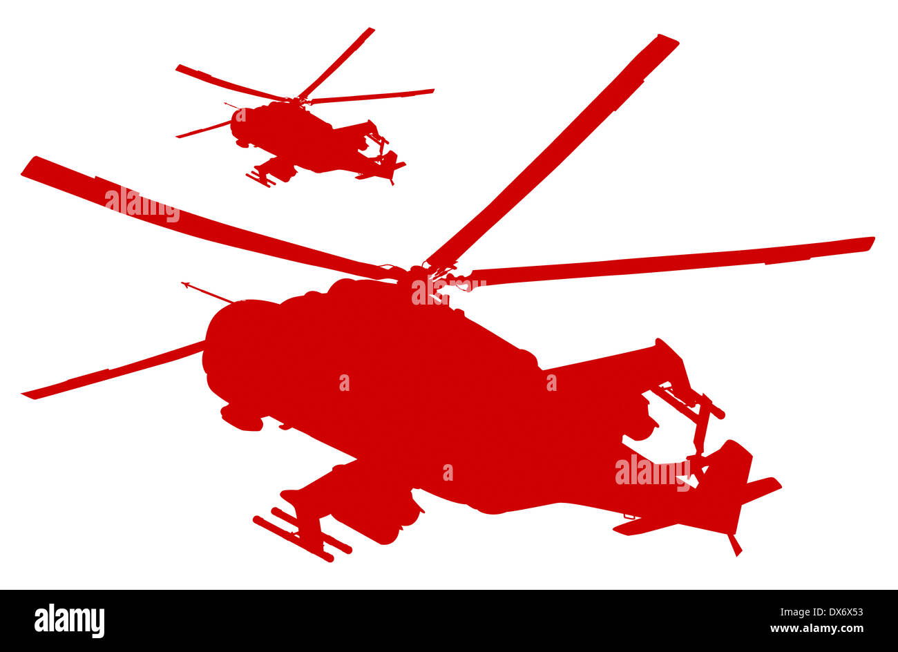 Military helicopters Cut Out Stock Images & Pictures - Alamy