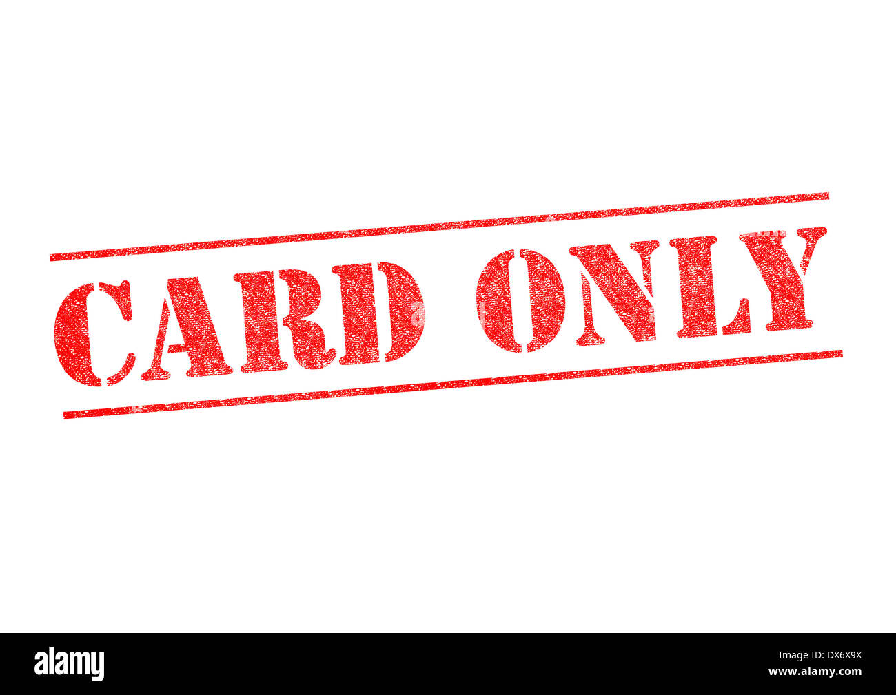 CARD ONLY rubber stamp over a white background Stock Photo - Alamy