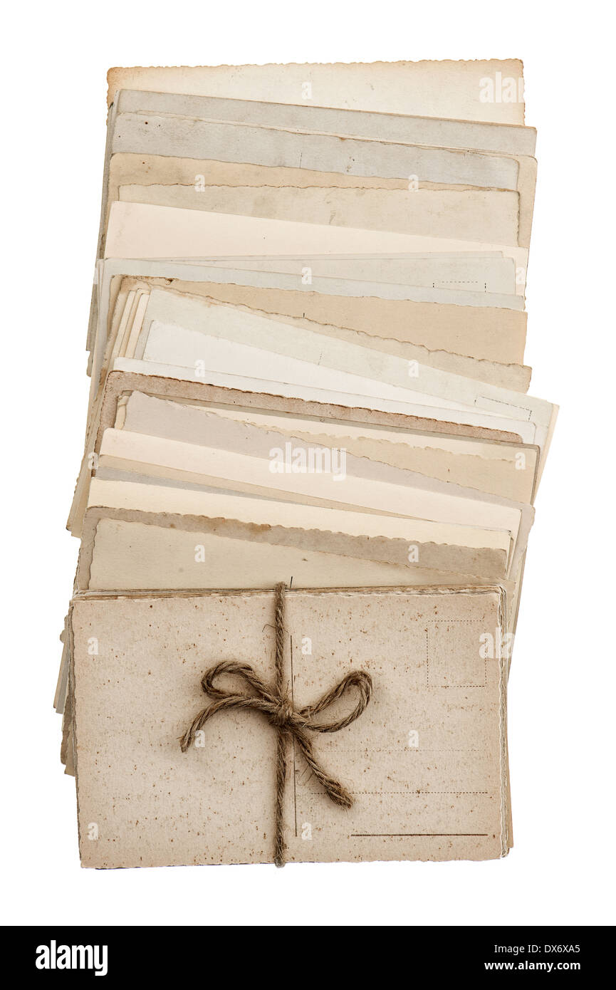 Old postcards blank hi-res stock photography and images - Alamy