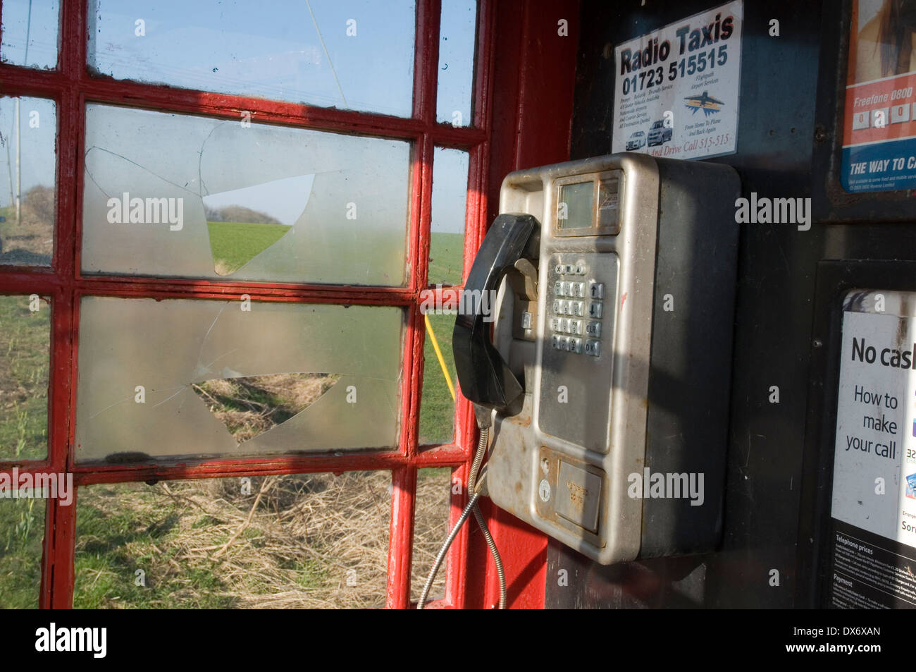 Vandalized phone box hi-res stock photography and images - Alamy