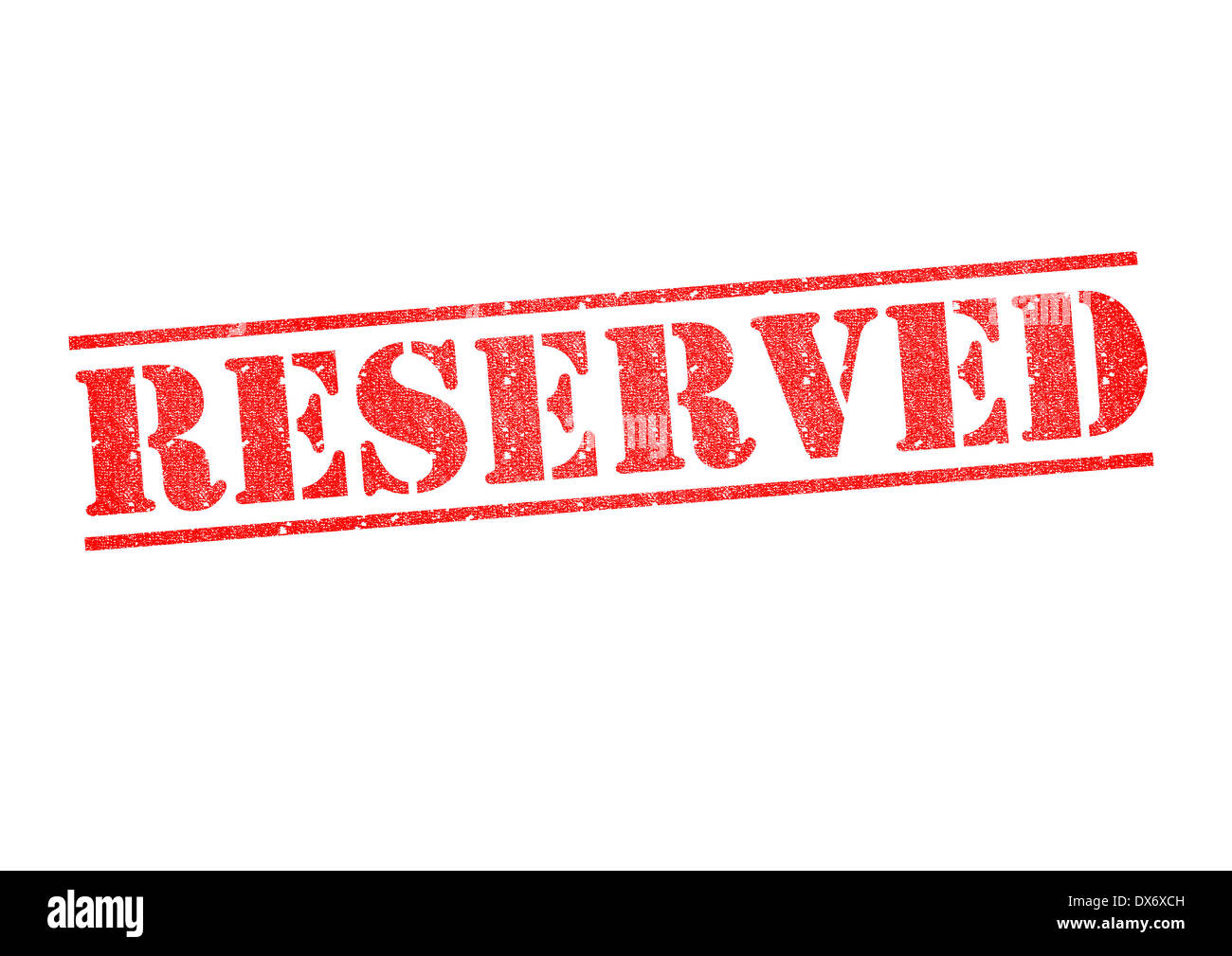 RESERVED rubber stamp over a white background Stock Photo - Alamy