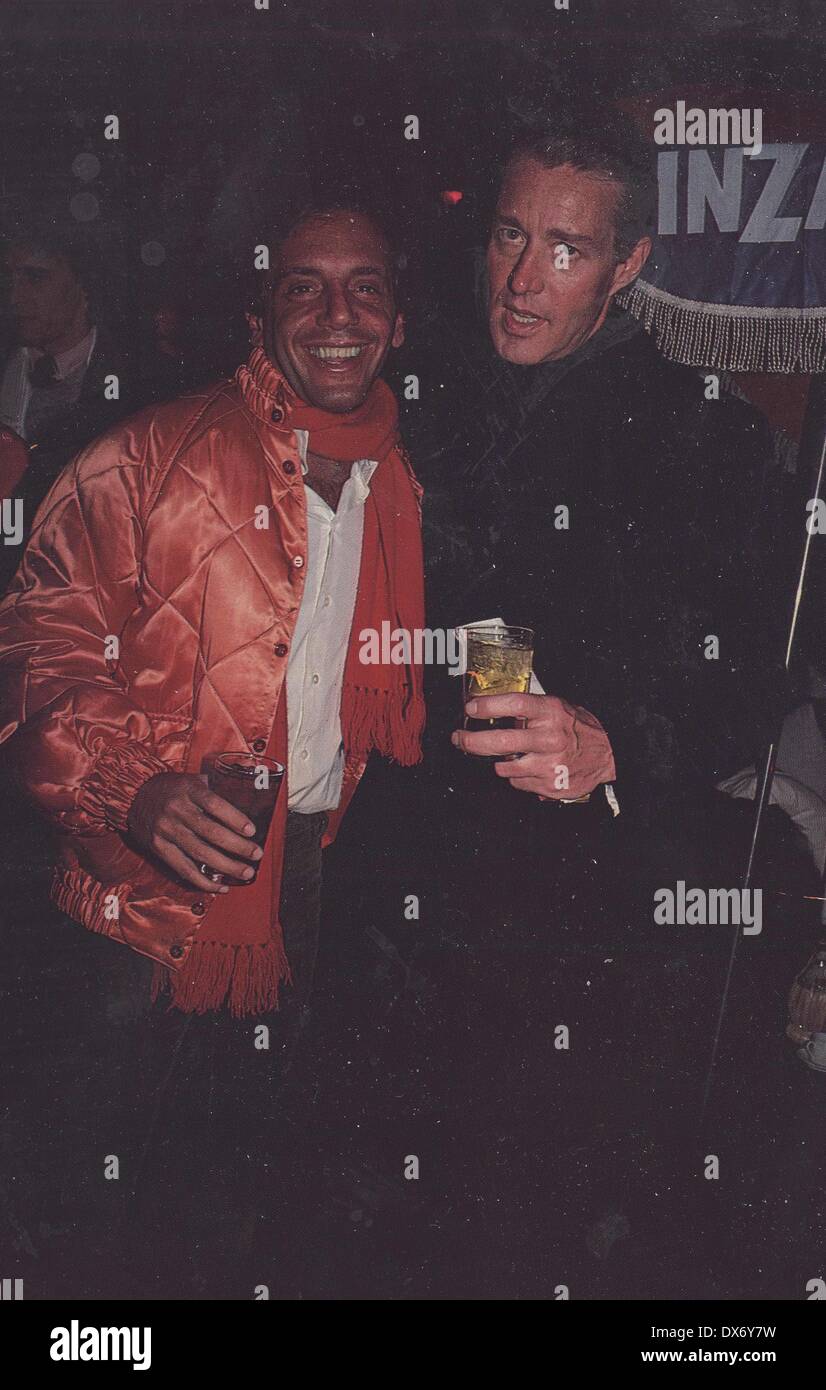 STEVE RUBELL AND HALSTON AT STUDIO 54.K27969RHART (Credit Image: © Rose ...