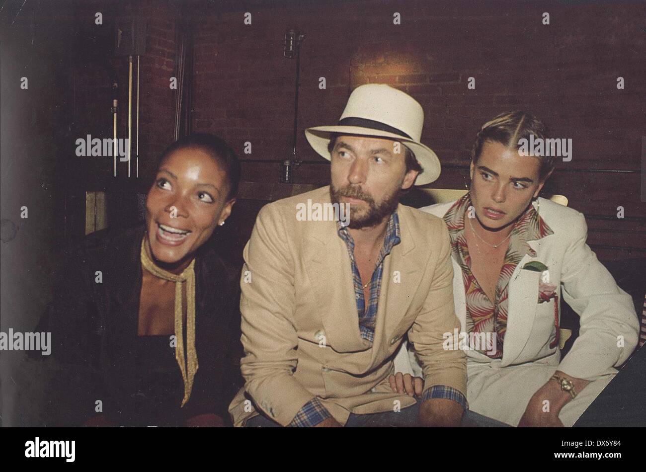 MARGEAUX HEMINGWAY AT STUDIO 54.(Credit Image: © Rose Hartman/Globe ...