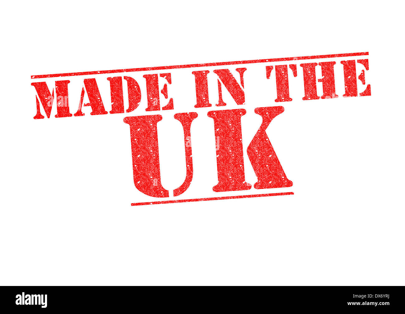 MADE IN THE UK Rubber Stamp over a white background Stock Photo - Alamy