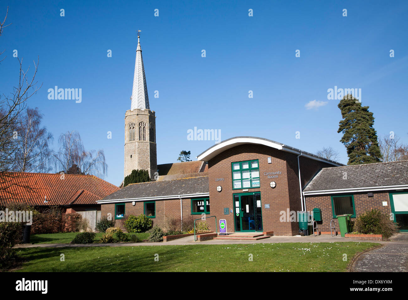 The octagonal tower of All Saints church, Wickham Market, Suffolk ...