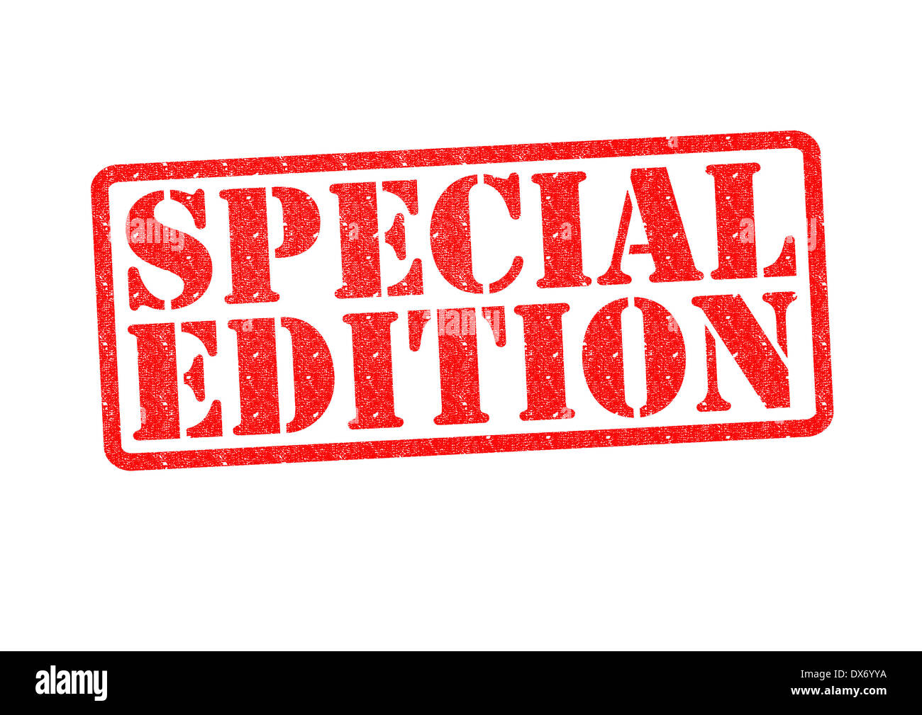 SPECIAL EDITION Rubber Stamp over a white background Stock Photo - Alamy