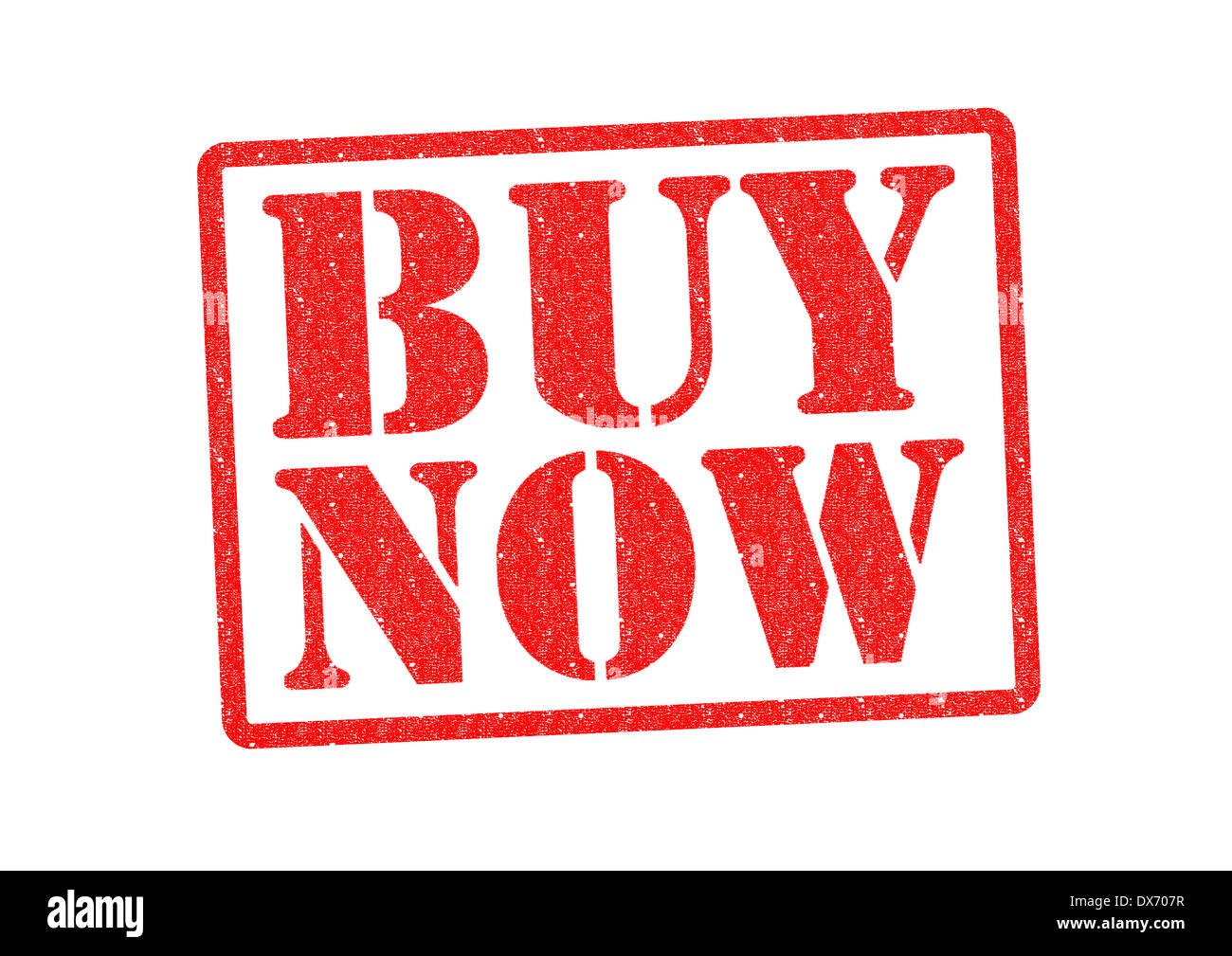 BUY NOW Rubber Stamp over a white background Stock Photo - Alamy