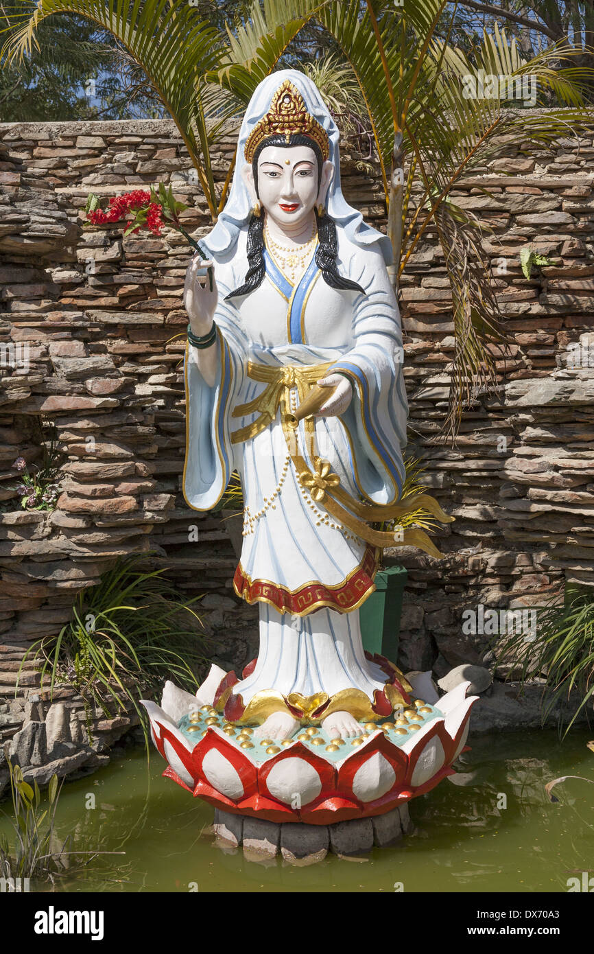 Statue at Chinese Temple, Pyin Oo Lwin, also known as Pyin U Lwin and ...