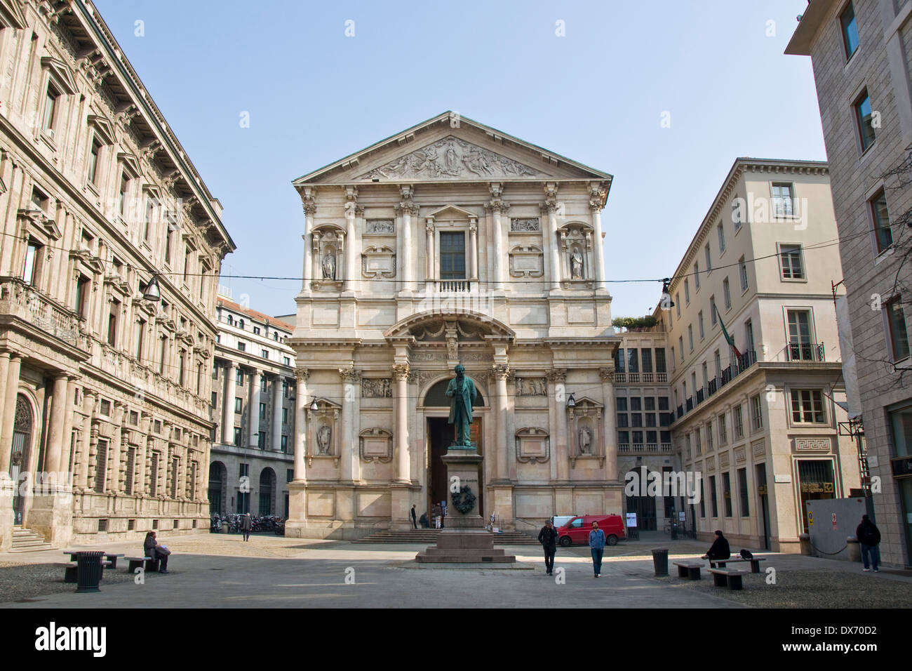 Italy, Milan, San Fedele church Stock Photo - Alamy