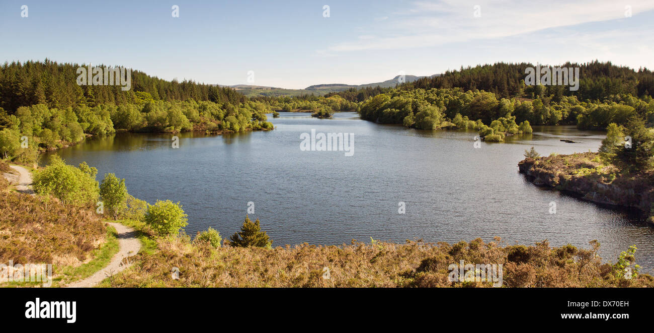 Landscape photograph of Llyn Elsi view to the south above Betwys-y-Coed ...