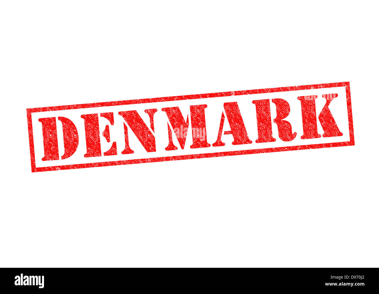 DENMARK Rubber Stamp over a white background Stock Photo - Alamy