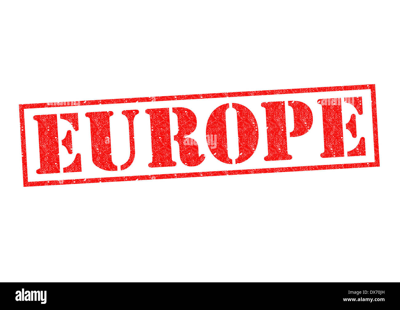 EUROPE Rubber Stamp over a white background Stock Photo - Alamy