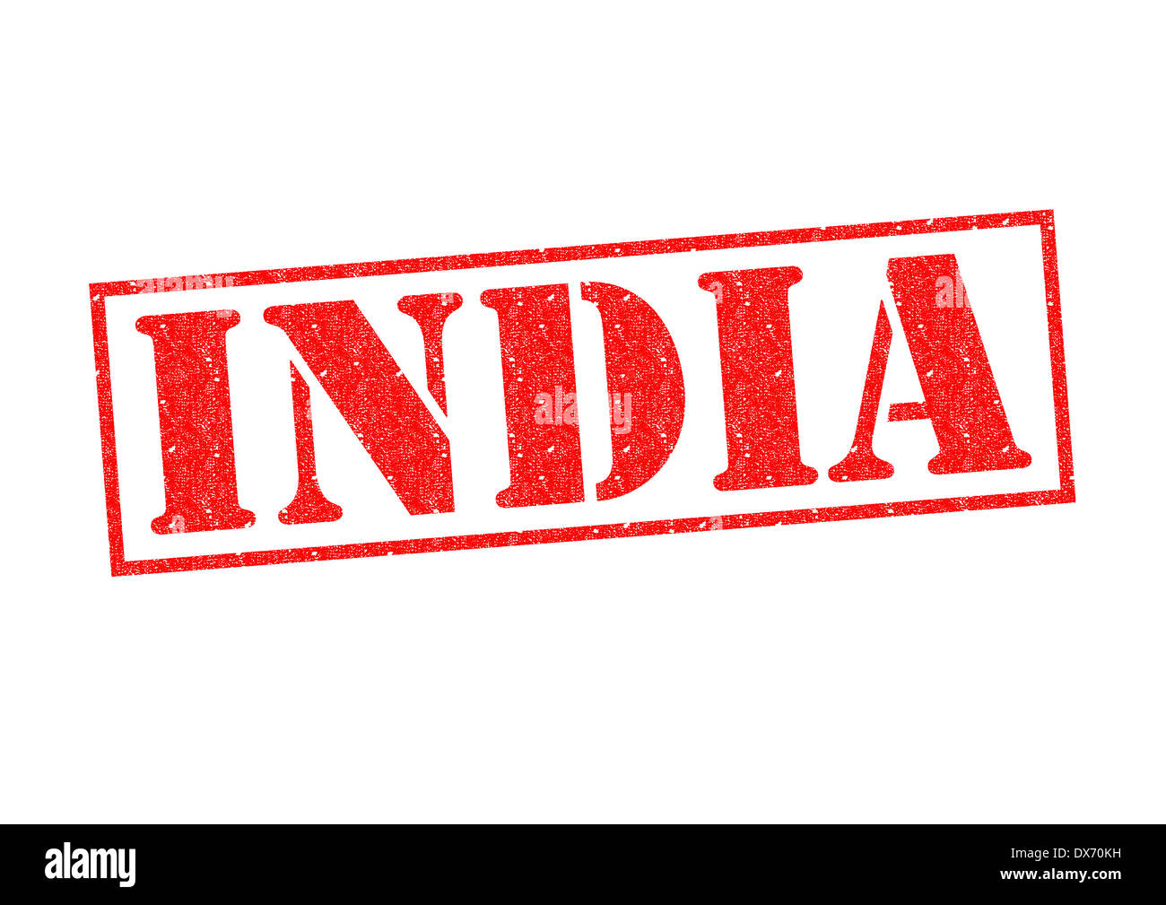 INDIA Rubber Stamp over a white background Stock Photo - Alamy