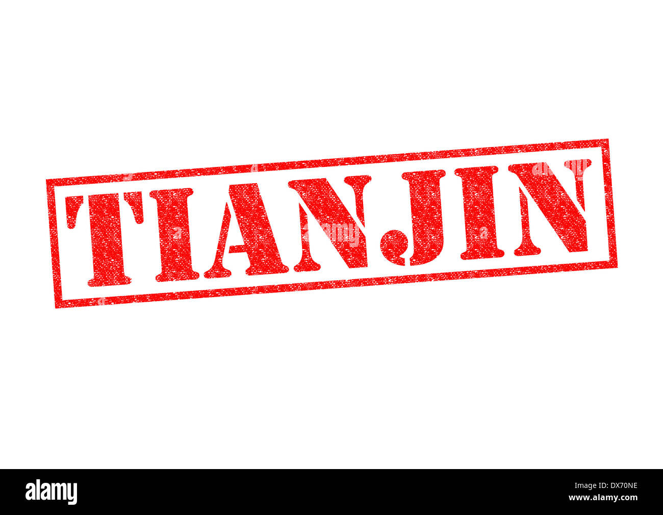 TIANJIN Rubber Stamp over a white background Stock Photo - Alamy